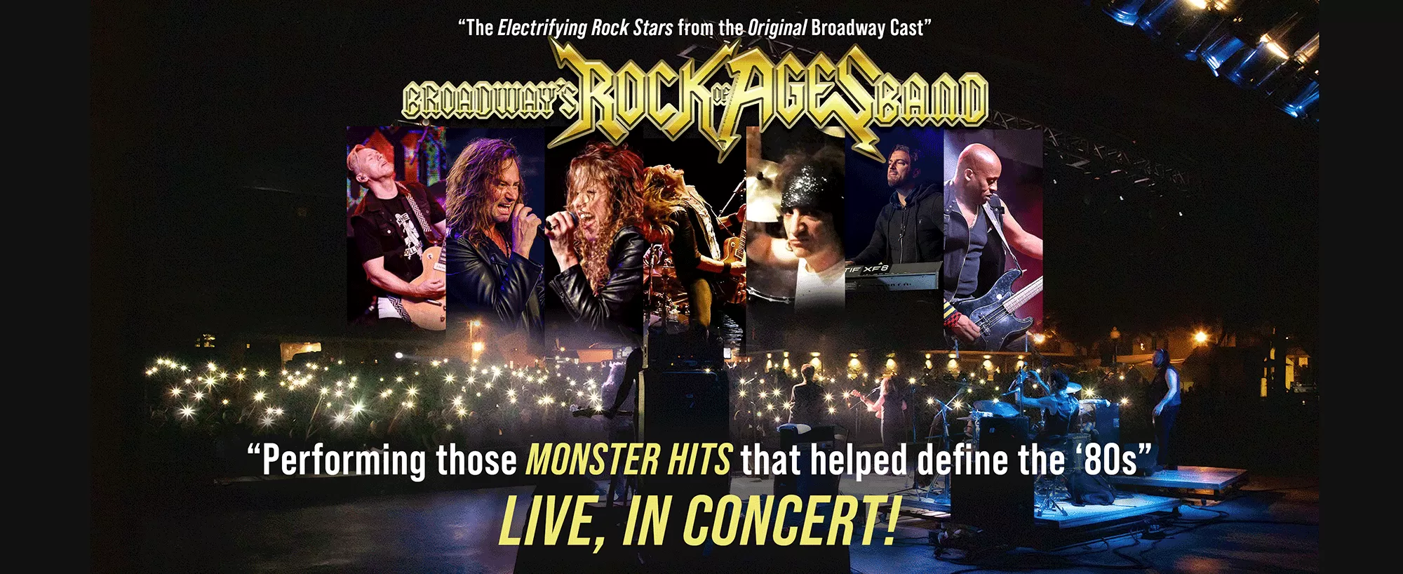 Palos Verdes Performing Arts Center | Broadways Rock of Ages Band®